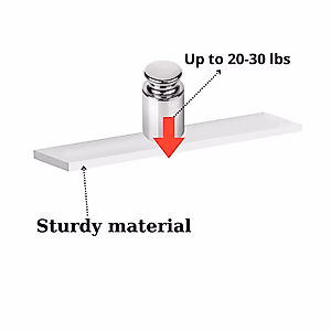 ASIDECOR Medicine Cabinet Replacement Shelves (13.5 inch), White