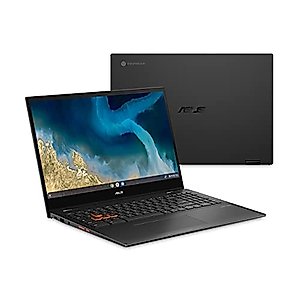 ASUS Chromebook Flip CM5, 15.6" Touchscreen Full HD NanoEdge Display, AMD Ryzen 3 3250C Processor, 64GB eMMC, 4GB RAM, Backlit Keyboard, Wi-Fi 5, Chrome OS, Aluminum, Mineral Gray, CM5500FDA-DN344T