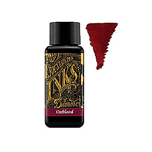 Diamine - 30ml Fountain Pen Primary Colour Ink - 3 Pack - Oxblood & Oxford Blue & Green Black