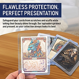 Premium Top Loaders for Cards | Hard Card Sleeves. Baseball Card Protectors. Trading Card Top Loader. Toploader Card Protectors. MTG + Pro Sports Cards Toploaders. Ultra Card Protectors Hard Plastic