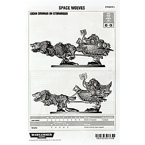 Games Workshop Warhammer 40K Logan Grimnar on Stormrider