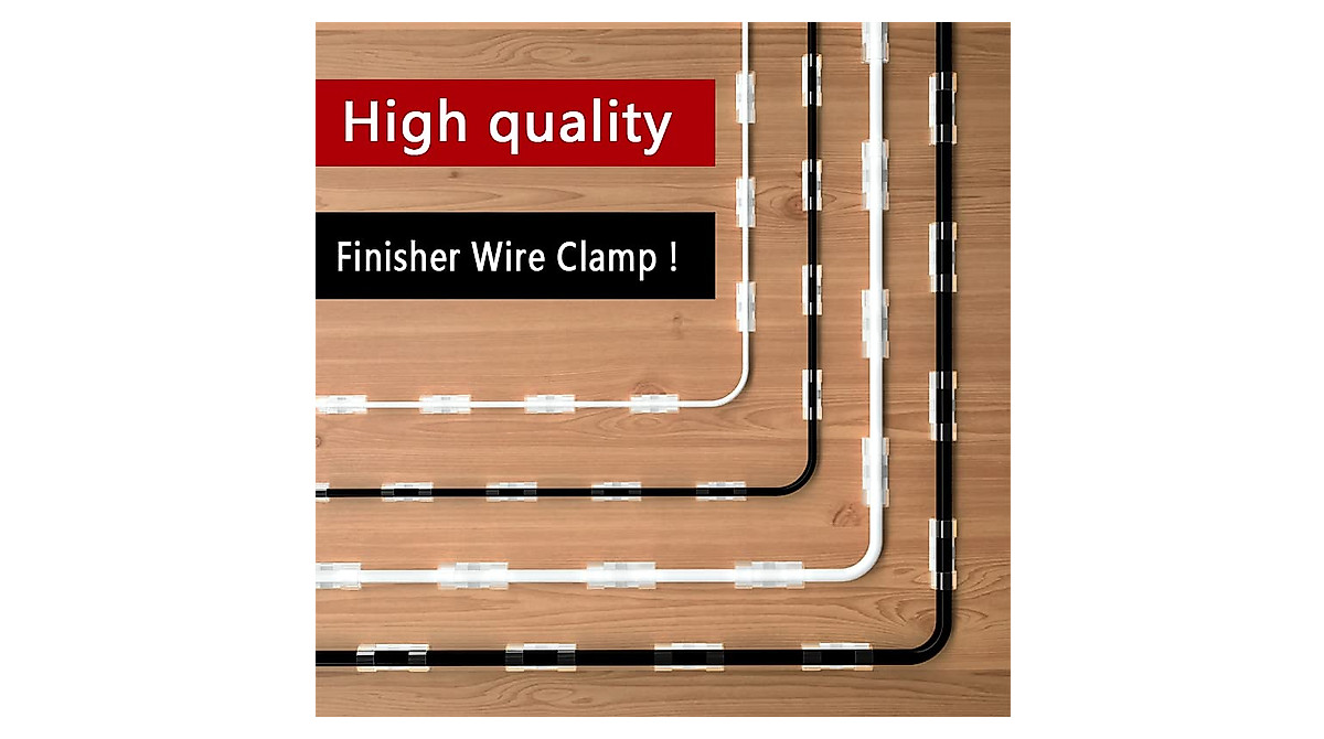 40 Pcs Strong Adhesive Cable Clips for Organizing Cables