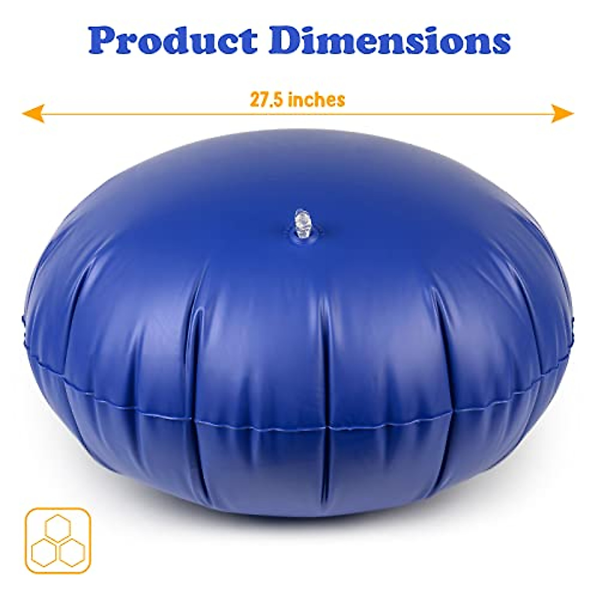 Y- STOP Kids Pod Swing Replacement Inflatable Cushion, Indoor Swing for Kids Thickened PVC Inflatable Cushion (27.5 inches)