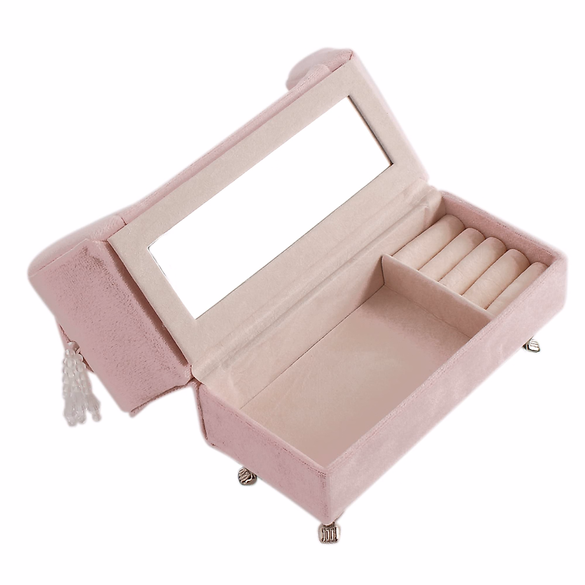 Felice Ann Floral Jewelry Box Storager Organizer Jewelry Chest Armoire Sofa Couch Round Bed Furniture