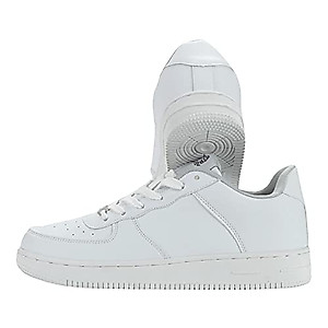 Unisex-Adult Basketball Shoe White