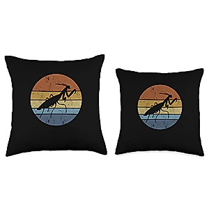 Praying Mantis whisperer Praying Mantis Insect Lover Throw Pillow, 16x16, Multicolor