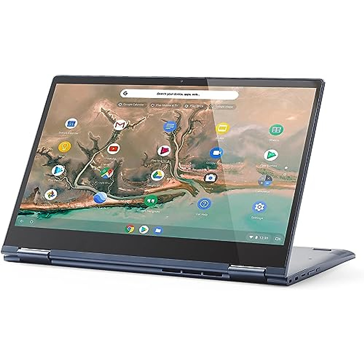Lenovo Yoga Chromebook C630, 15.6 Inch Display, Intel Core i7-8550U, 16GB RAM, 128GB SSD, Touchscreen, Backlit Keyboard, Chrome OS (Renewed)