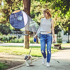 Self Cleaning Slicker Brush for Dogs and Cats, Portable Pet Grooming Dematting Brush, Shedding Undercoat and Grooming Dog & Cat Brush for Grooming Long & Short Hair, Loose Fur, Tangled Hair(Sierra Blue)