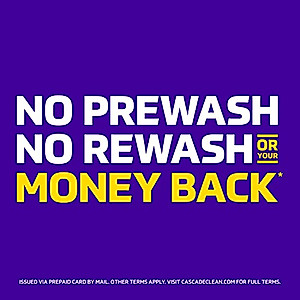 Cascade Platinum Plus ActionPacs Dishwasher Detergent Pods, Mountain, 52 Count