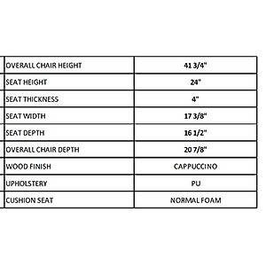 Kings Brand Furniture - 5-Piece Counter Height Dining Set, Table & 4 Chairs (Red)