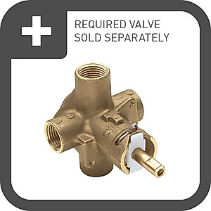 Moen T2138EPBN Eva Collection Posi-Temp Eco-Performance Shower Trim Kit Valve Required, Brushed Nickel