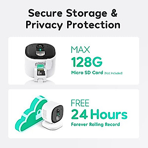 winees 2K Outdoor Security Camera with 4CCT Spotlight, 2K WiFi Camera, Home Surveillance Camera with Color Night Vision, Waterproof, Indoor, Siren, Human/Pet/Sound Detection, Compatible with Alexa