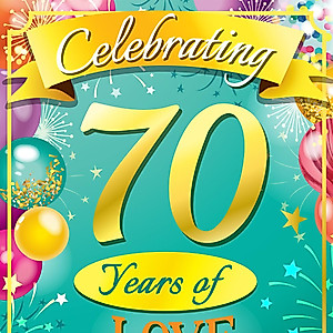 Prime Greetings 70th Birthday Card, Made in America, Eco-Friendly, Thick Card Stock with Premium Envelope 5in x 7.75in, Packaged in Protective Mailer