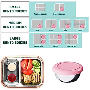 SOLMOONY 6x1.6oz Salad Dressing Container To Go,Reusable Sauce condiment containers with lids, 304 Stainless Steel Containers with Silicone Lid Easy Open, Leakproof Sauce Containers for Lunch Box