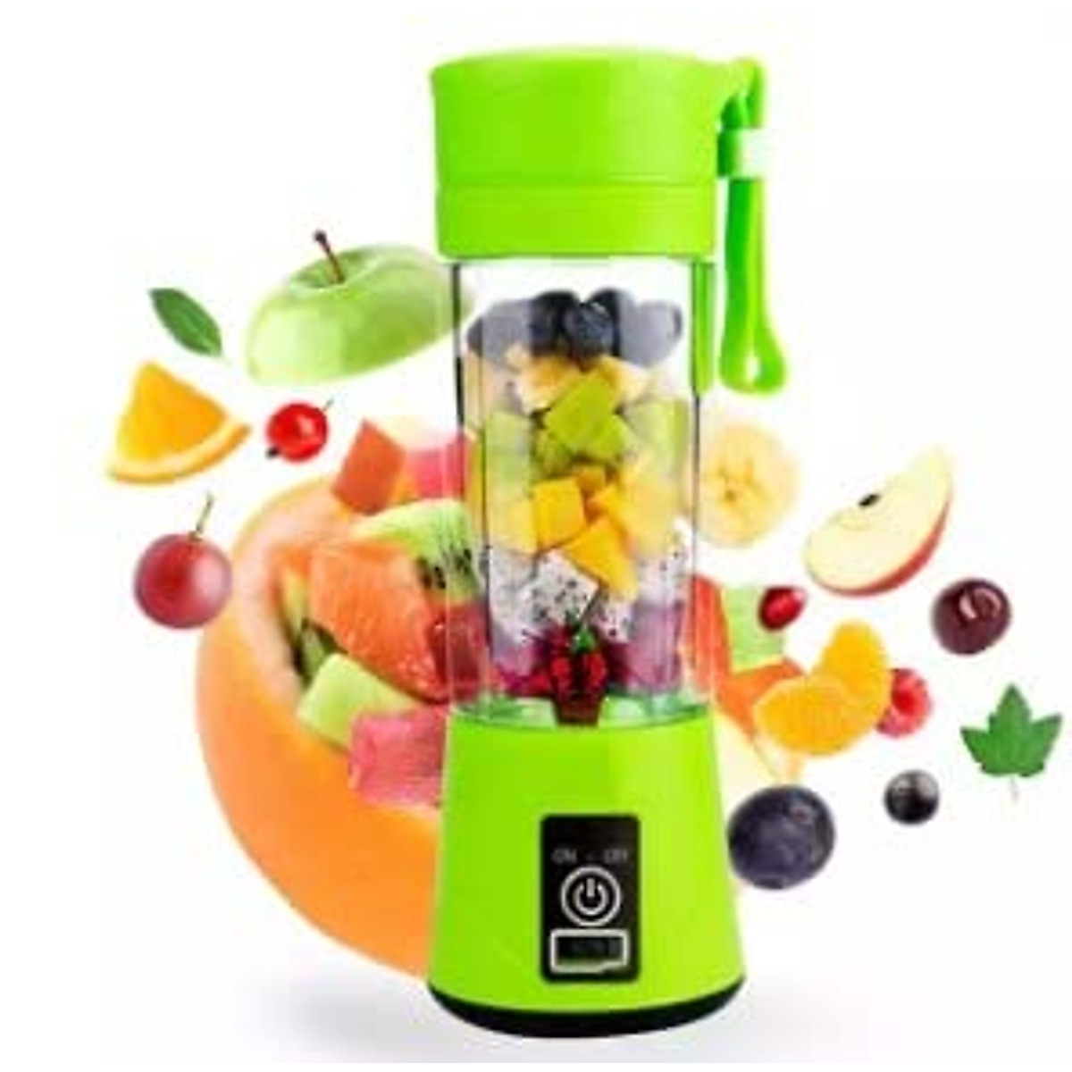380ml Portable Blender,Travel Blender,Mini Blender,Personal Mixer Fruit Rechargeable with USB, for shakes and smoothies (Green)