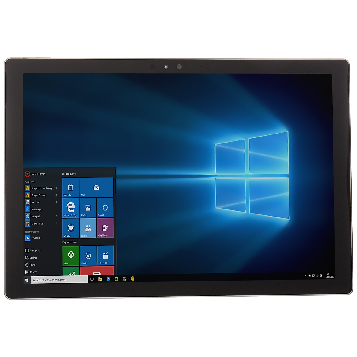 Microsoft Surface Pro 4 (12.3) 256GB/8GB Intel i5-6300U 2.4GHz Tablet PC 1724 (Renewed)