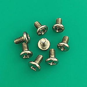 Davitu Electrical Equipments Supplies - 100pcs Chassis Screws Hard Disk Connector M3.56 Desktop Screws