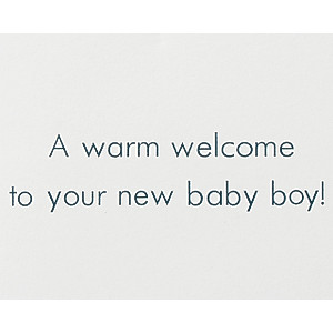 Papyrus New Baby Boy Card (Warm Welcome)