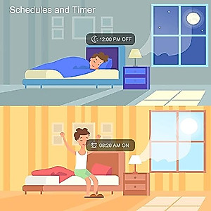 UCB Alexa Light Bulb 130W Equivalent, Smart Light Bulbs Warm White to Daylight Tunable, A19 E26 Bluetooth LED Bulbs for Bedroom Kitchen Living Room Office（4 Pack）