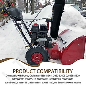 762222MA Chute Assembly for Murray/Craftsman Snow Throwers Models 536884561, C950-52005-0, 536884320, 536884562, Replacment 762222, 325864, 325847, 76221Ma, 76221, 325847Ma, 585414, 307672