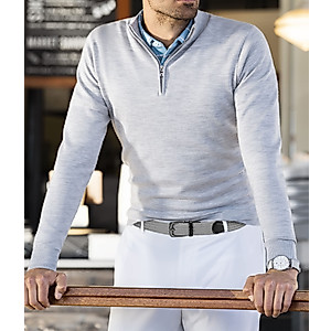 CHAOREN Belt for Men 2Pack - 1 3/8" Mens Stretch Braided Woven Golf Belt - Elastic Web Fit Casual Golf Jeans Pants Polo