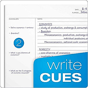 Oxford FocusNotes Composition Book, 7-1/2" x 9-3/4", 80 Sheets, Blue (90224)