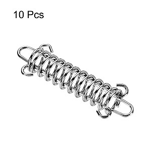 MECCANIXITY Tent Spring Buckle, 90x30mm Heavy Type Stainless Steel Rope Tensioner Accessories for Awning Tarps Wire Racks, Pack of 10