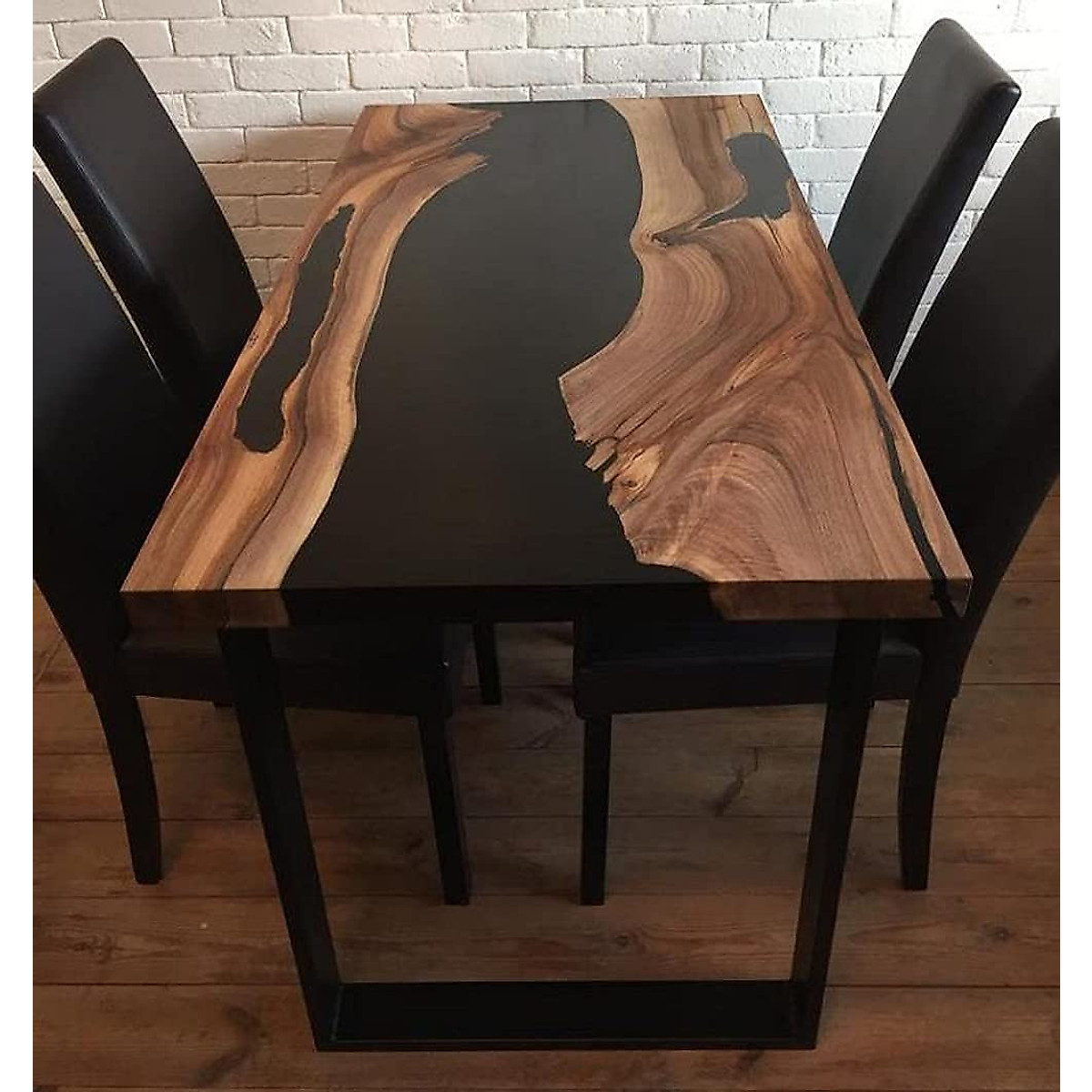 Handmade Epoxy Table, Live Edge Wooden Table, Epoxy Resin River Table, Natural Wood,Dining table, Natural Epoxy Table, Resin Table