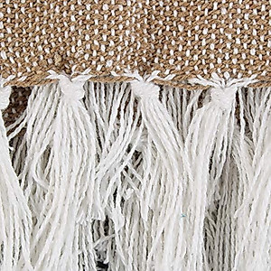 DII Farmhouse Woven Throw, 50x60 with 3" Fringe, Stone, 1 Piece
