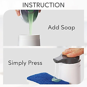 Kitchen Sink Caddy Dish Brush Sponge Holder with Divider and Removable Drain Pan for Brushes Dishcloth Scrubber Accessories, Dishes Caddies Organizer Storage with Drainer Drip Tray for Countertop