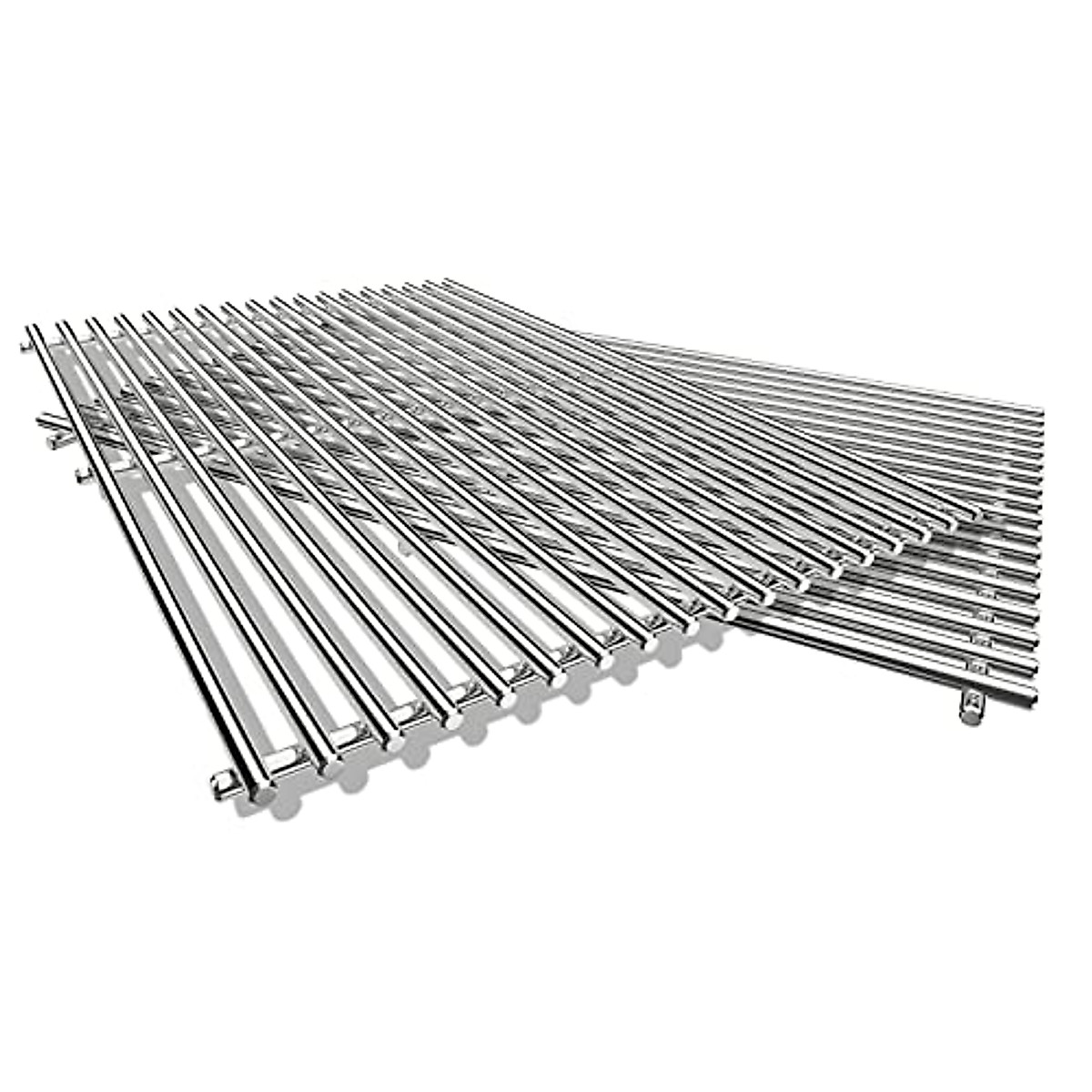 QuliMetal 19.5" Cooking Grates for Weber Genesis 300 Series, Genesis E310 E320 E330 S310 S320 S330, Replacement Parts for Weber 7528/7524, 304 Stainless Steel