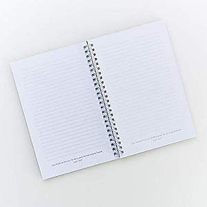 Christian Art Gifts Notebook My Grace is Sufficient 2 Corinthians 12:9 Bible Verse Inspirational Writing Notebook Gratitude Prayer Journal Flexible Cover 128 Ruled Pages w/Scripture, 6 x 8.5 Inches