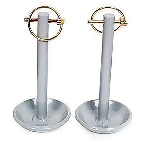 ECOTRIC Pair of Replacement Snow Plow Shoe Skid Snowplow Compatible with Moose ATV UTV (5/8" Shaft Size)