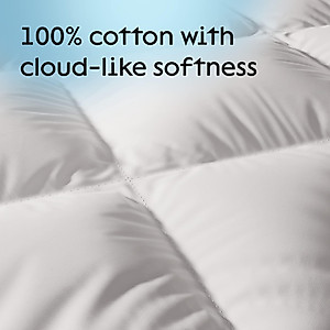 Niagara Cotton Mattress Protector Full 54x75 Non Noisy Cooling Breathable Ultra Plush Absorbent Extra Deep Fits 20 Inches Deep Mattress