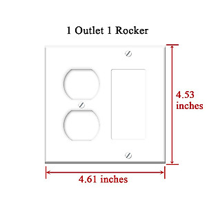2-Gang, Outlet Rocker/GFCI Combination Wall Plate Cover - Infant Child Ground Play Kitz To Kid Joke Elter 1