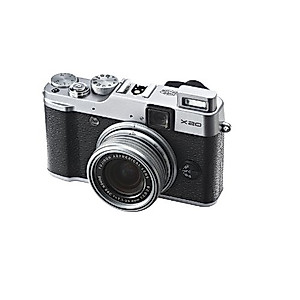 FUJIFILM Digital Camera X20S (Silver)12MP 2/3-inch EXR-CMOSII F2.0-2.8 Wide angle25mm 4x Optical Zoom F FX-X20S - International Version (No Warranty)