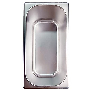 DULONG Commercial Bain Marie Electric Food Warmer Buffet Warmer Soup Warmer Stove Steam Table Stainless Steel Container Temperature Control for Catering Restaurant Commercial Grade 1350W(1/3 GN 3 Pan)