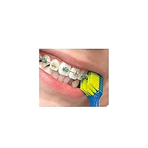 Curaprox Ortho Box - 5460 Ortho Toothbrush, Single Toothbrush, Interdental Toothbrush 07,14 & 18, Interdental Toothbrush Holder & Ortho Wax.