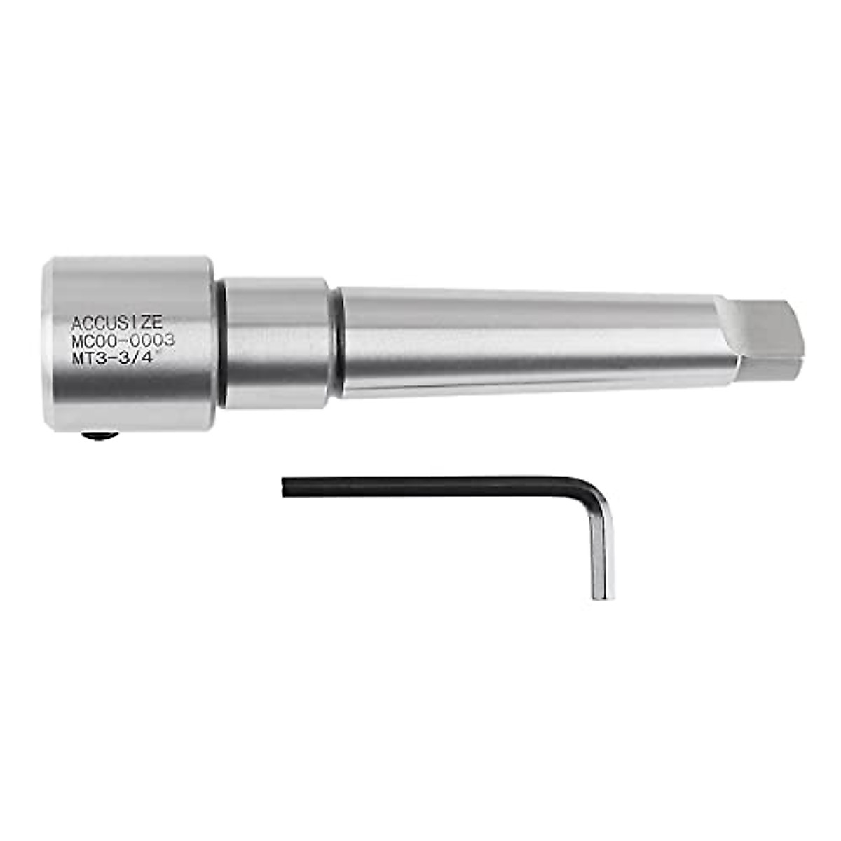 Accusize Industrial Tools Annular Cutter Arbor, Mt3 to 3/4'' Weldon Shank for Drill-Use Annular Cutter on Drill Press, Mc00-0003