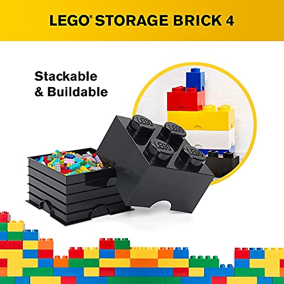 Room Copenhagen Brick Box, 4, Black (40030633)