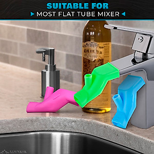 3Pcs Sink Extender for Toddlers - Sink Faucet Extender for Toddlers Bath Faucet Cover for Kids Faucet Extender for Sink Bath - Toddler Sink Extender Tub Faucet Cover for Kids Toddler Faucet Extender