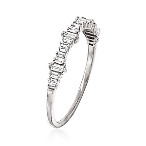Ross-Simons 0.20 ct. t.w. Baguette Diamond Ring in 14kt Gold