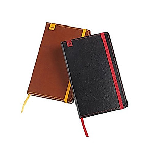 Southworth Business Journal, 5.125” x 8.25”, Black Bonded Leather, Elastic Closure, 240 Pages (98886), Model: 98886-01