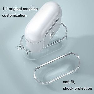 Custom name headphone cover compatible with airpods 3 personalized signature silicone headphone cover full package protection headphones with hooks custom soccer team name