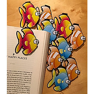 Turtle Bulk Bookmarks (Set of 10) Animal Bookmarkers for Kids Girls Boys Teens. Perfect for Gifts, Student Incentives, Birthday Party Favors, Reading Incentives, Awards and Promotions!