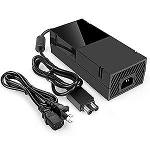 YAEYE Power Supply Brick for Xbox One with Power Cord, (Low Noise Version) AC Adapter Power Supply Charge Compatible with Xbox One Console, 100-240V Auto Voltage