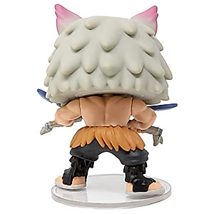 POP Demon Slayer - Inosuke Hashibira Funko Vinyl Figure (Bundled with Compatible Box Protector Case), Multicolor, 3.75 inches