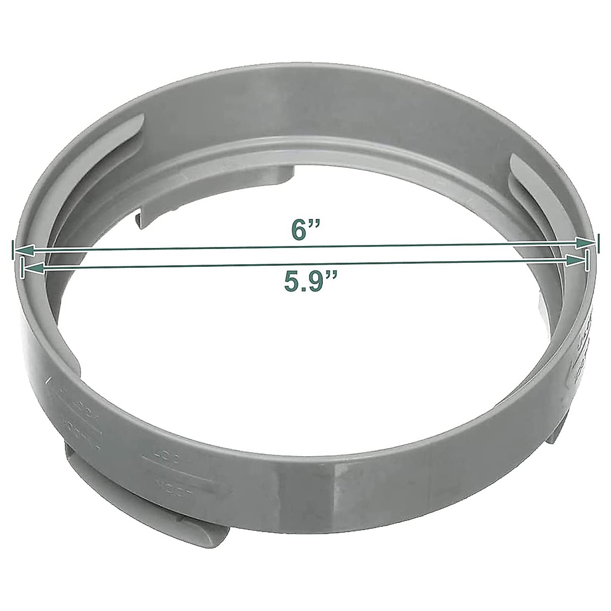 Gudoread 5.9 inch / 6 inch Portable Air Conditioner Exhaust Hose Coupler, AC Unit Tube Connector Air Conditioning Accessories and Parts Window Adapter (Round)