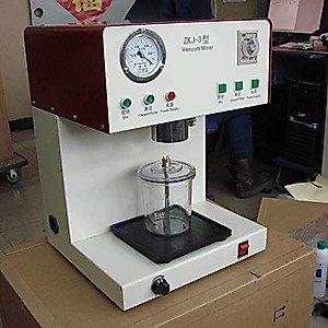 DDental Lab Digital Vacuum Mixer with Built-in Vacuum Pump Table Type Mixing Machine Blender