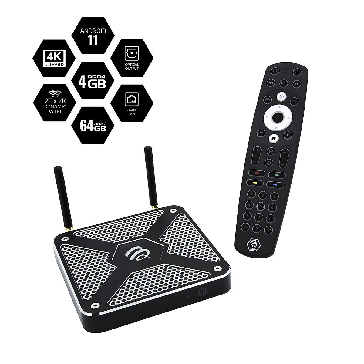 BuzzTV X5 - Android OS 11 - Amlogic 905x4-4GB DDR - 64GB eMMC